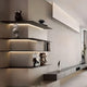 L-Shape LED Recessed Floating Shelves | Corner Walls – Pamper Haus ...