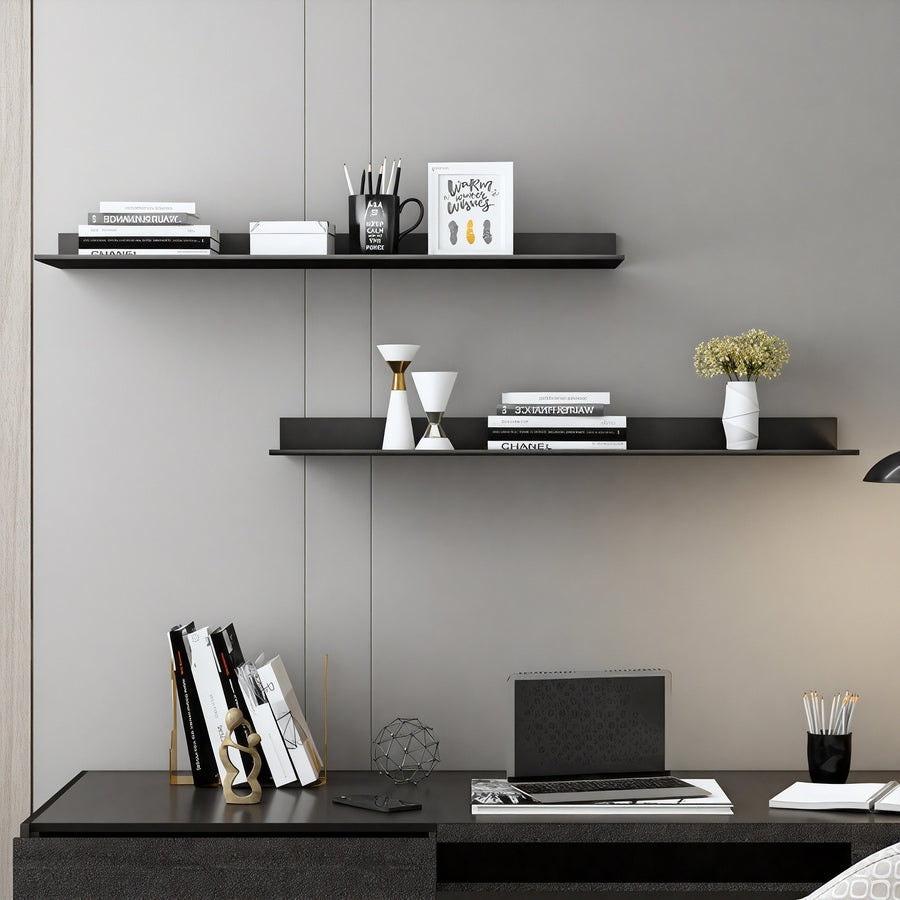 Aluminum Floating Shelf Without LED Light – Pamper Haus Design Shop