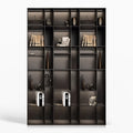 Modern LED Stainless Steel Metal Display Shelves Cabinet – Pamper Haus ...