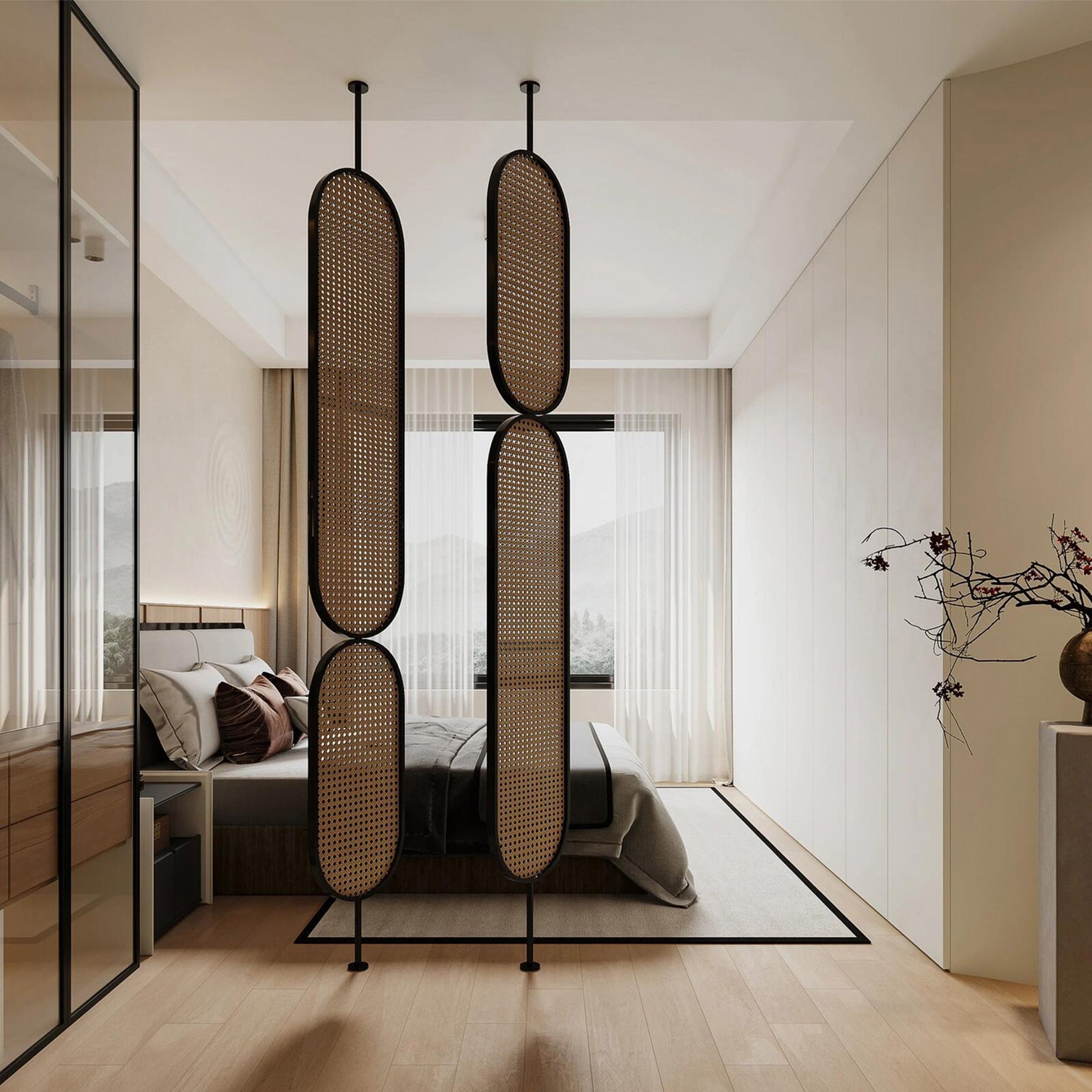 Wood Privacy Screen – Pamper Haus Design Shop