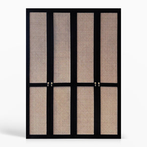 Custom Arch Design Solid Wood Rattan Cane Webbing Interior Door | Clos ...