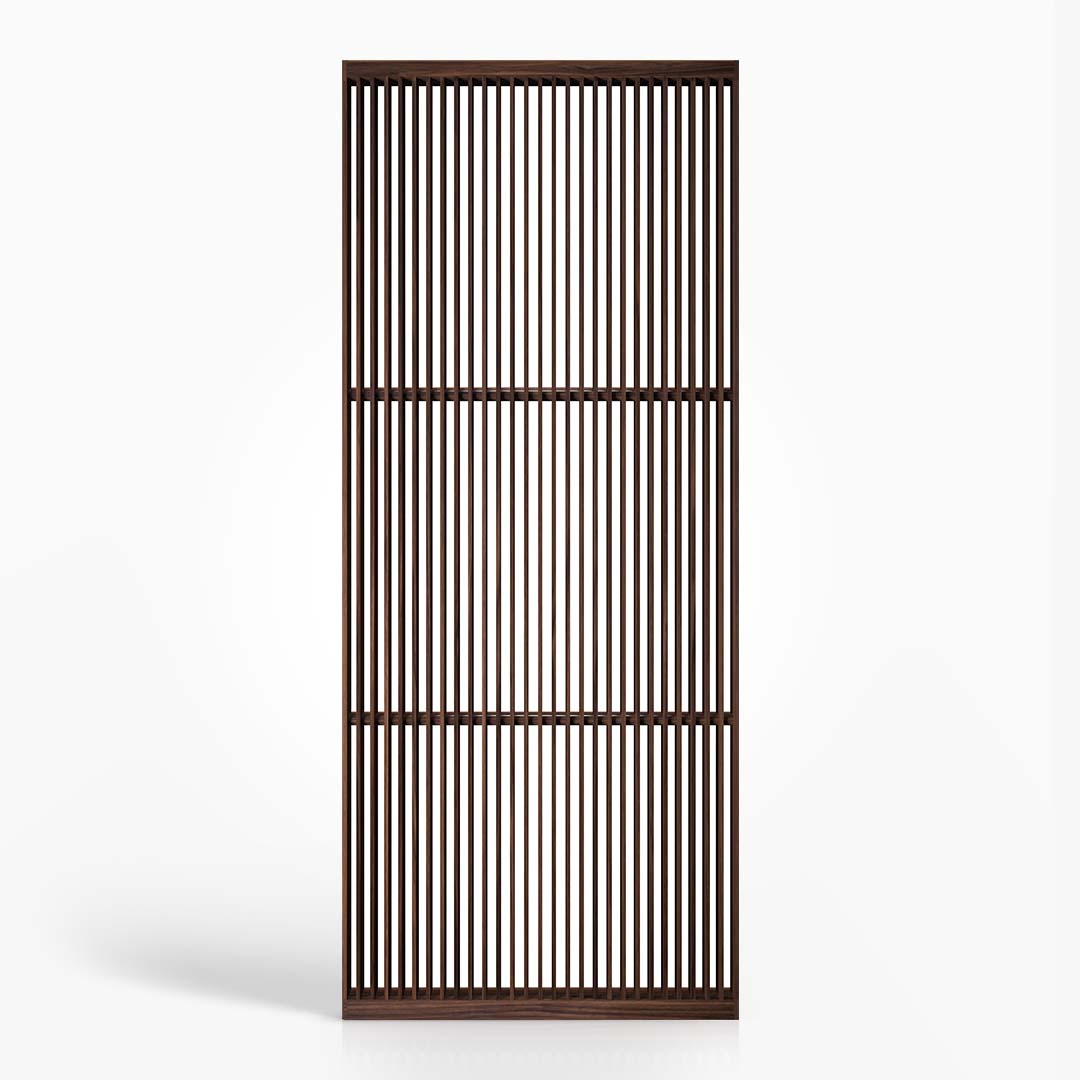Modern Wood Slat Sliding Door | Asian Style Wood Slat Door | Modern Pi