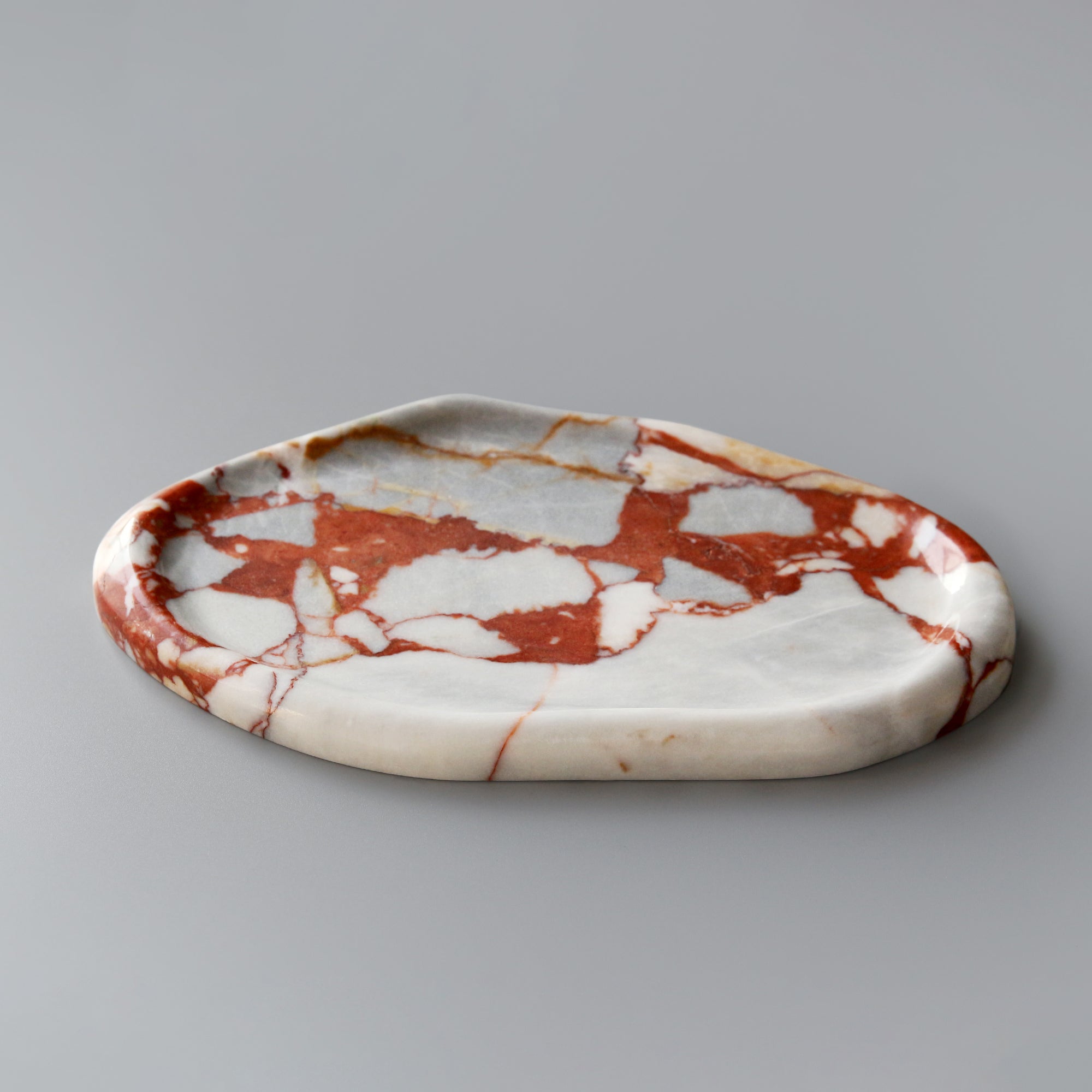 Natural Stone Cloud Plate | Calacatta Red – Pamper Haus Design Shop