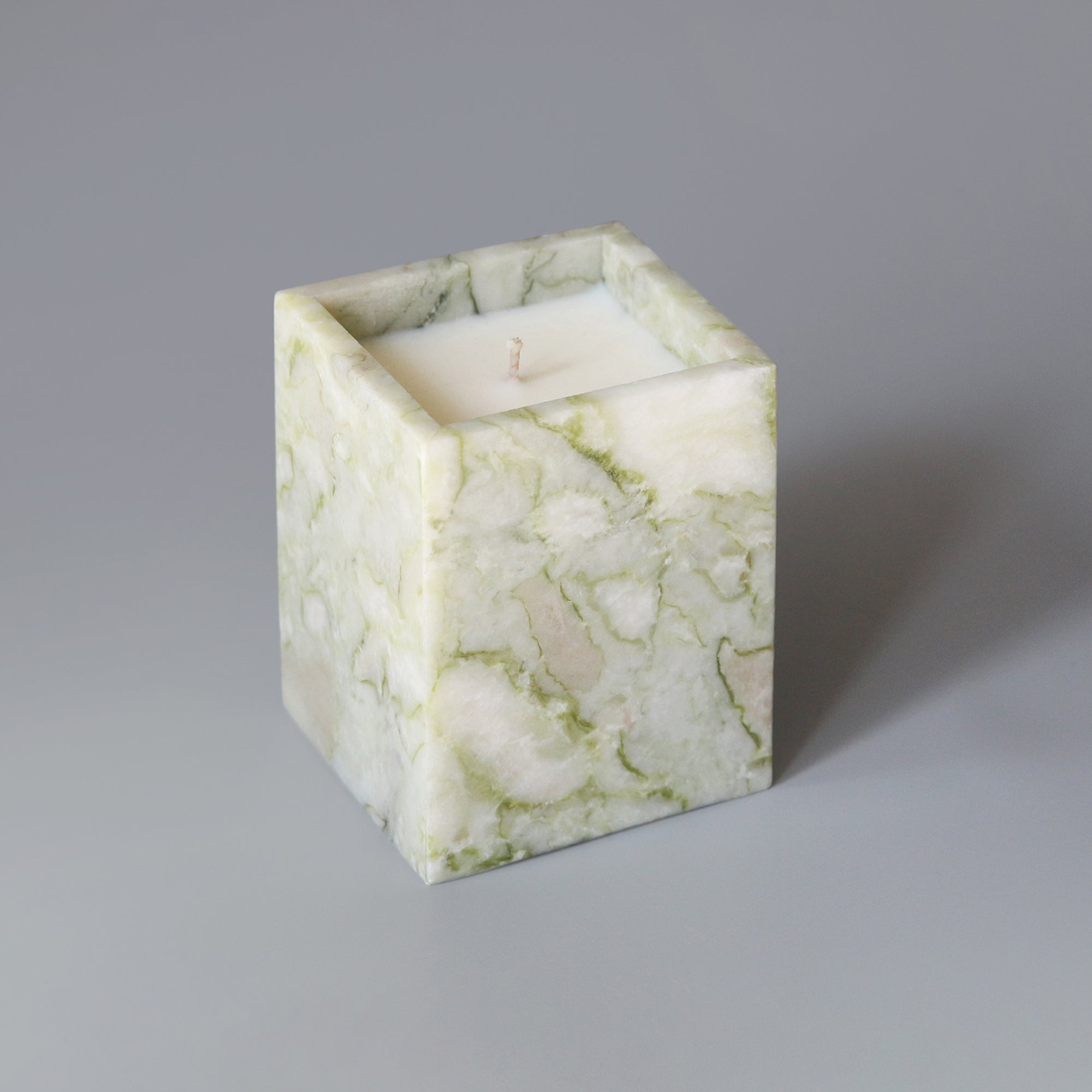 Natural Stone Rectangle Scented Candle | Luminus – Pamper Haus Design Shop