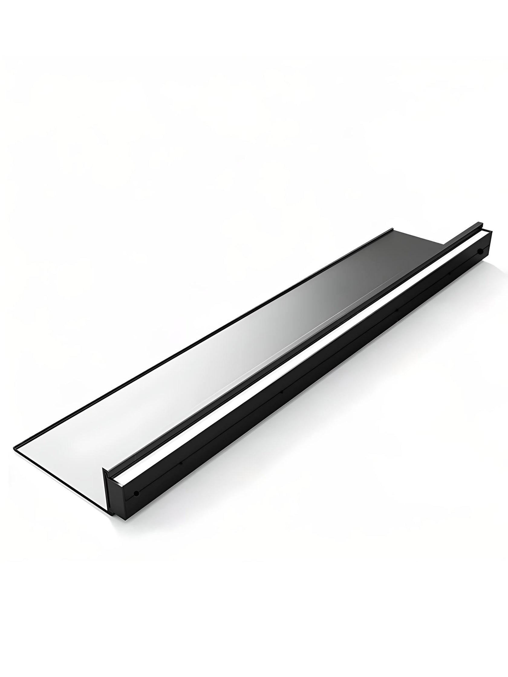 Double Recessed LED Aluminum Floating Shelf