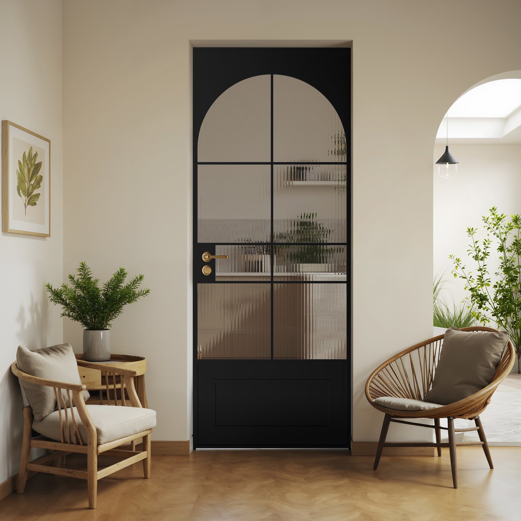 Retro Vintage Style Interior Aluminum Glass Door ASR03 – Pamper Haus ...